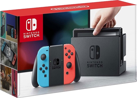Nintendo Switch Consola Neon Vermelho Azul Joy Con Caixa CeX PT Buy Sell Donate